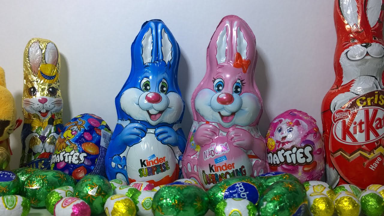 Happy Easter! Kinder Surprise Bunny Unboxing Easter Chocolate Eggs