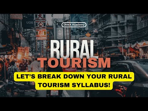 Rural Tourism Syllabus Breakdown for MBA Students | #1minutevideo