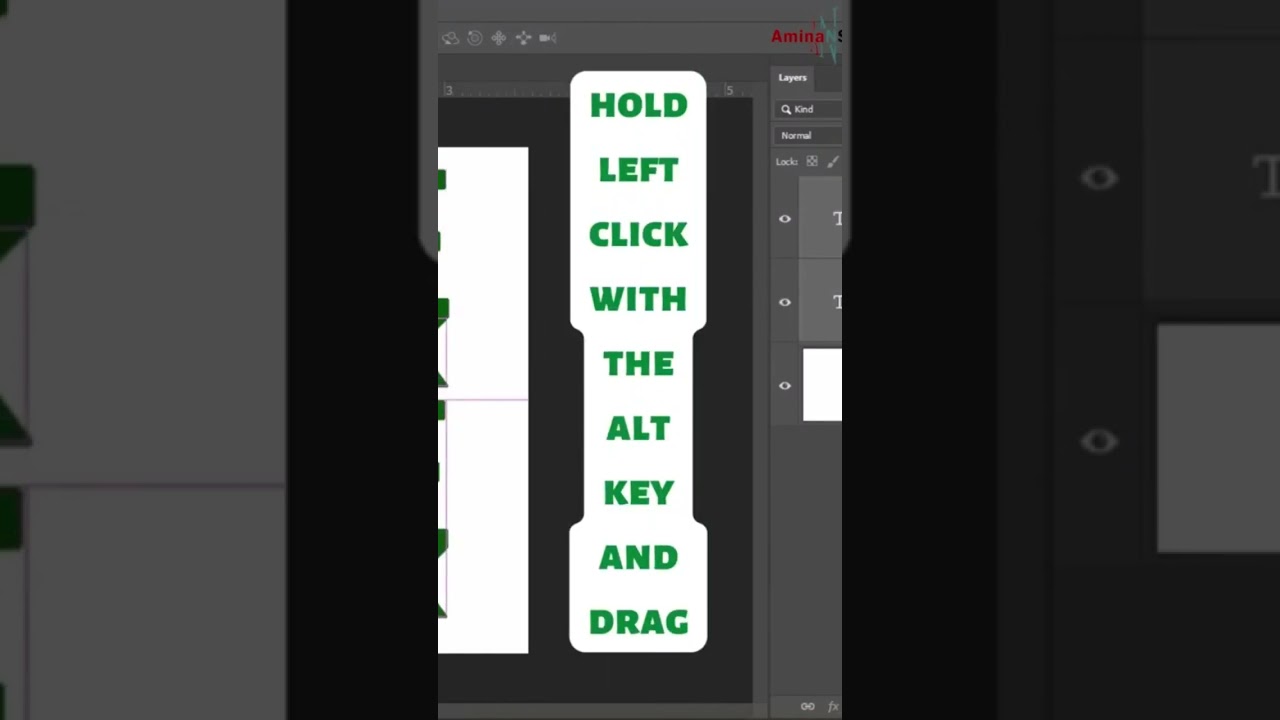 How to Select all Text Layers in One Click to Duplicate Text in Photoshop? #selectlayersinoneclick