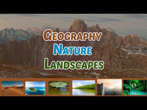 English Vocabulary | Geography Nature Landscapes Vocabulary Words