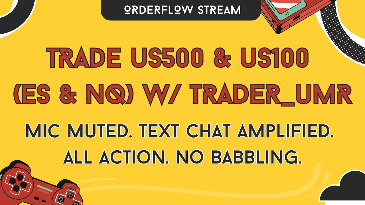 🌤️[May 6] Trade ES & NQ Live w/ trader_umr | Footprint, Heatmap & Audio alerts