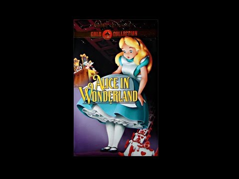 Digitized opening To Alice In Wonderland (USA GOLD VHS)