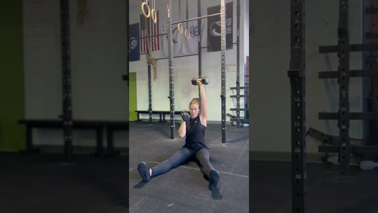 Straddle Sit Alternating DB Press