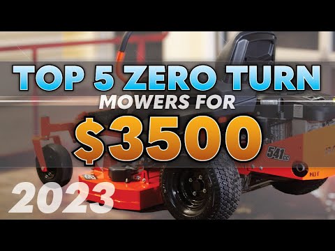 TOP 5 Zero Turn Mowers Under $3500 | 2023
