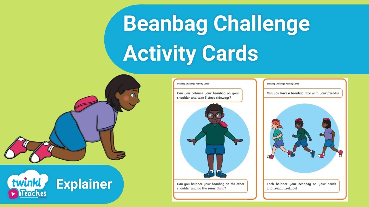 Beanbag Challenge Activity Cards