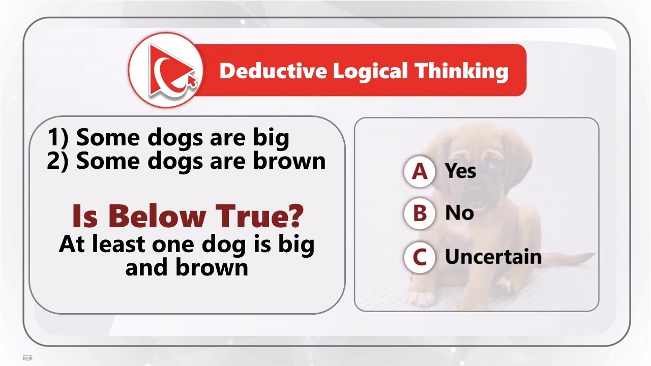 How to Pass DEDUCTIVE LOGICAL THINKING EXAM - Questions and Answers with Solutions