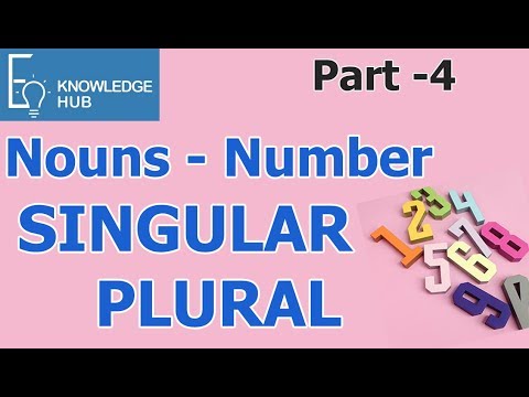 Nouns Number | Singular and Plural Nouns | Formation | Nouns Part -4 | E Knowledge Hub