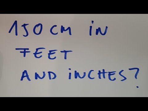 150 cm in feet and inches?