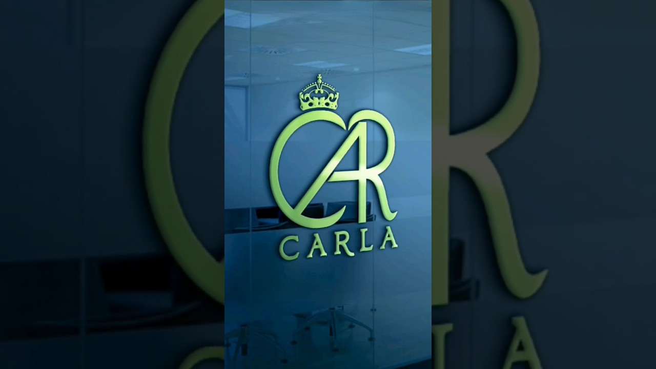CARLA Name brand logo | #shortvideo #art #logo #youtubeshorts