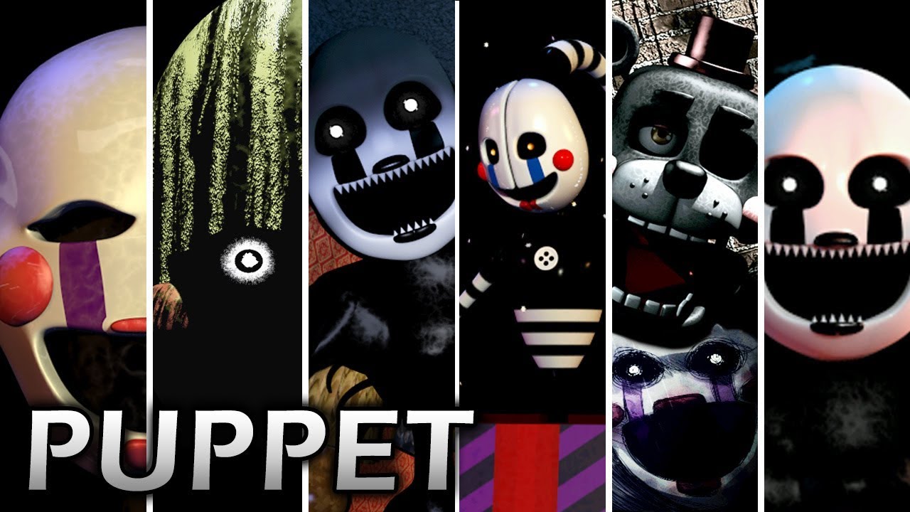 Evolution of Puppet in FNAF (2014-2018)