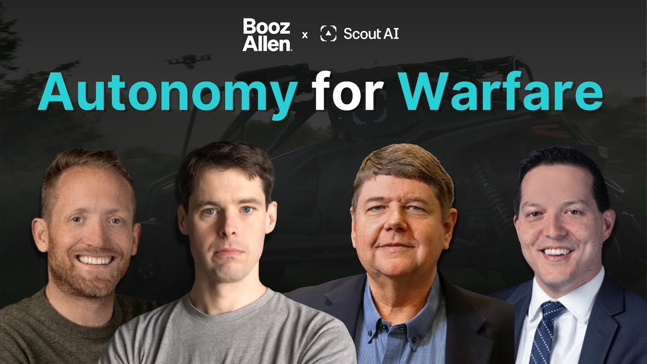Autonomy for Warfare: Booz Allen x Scout AI