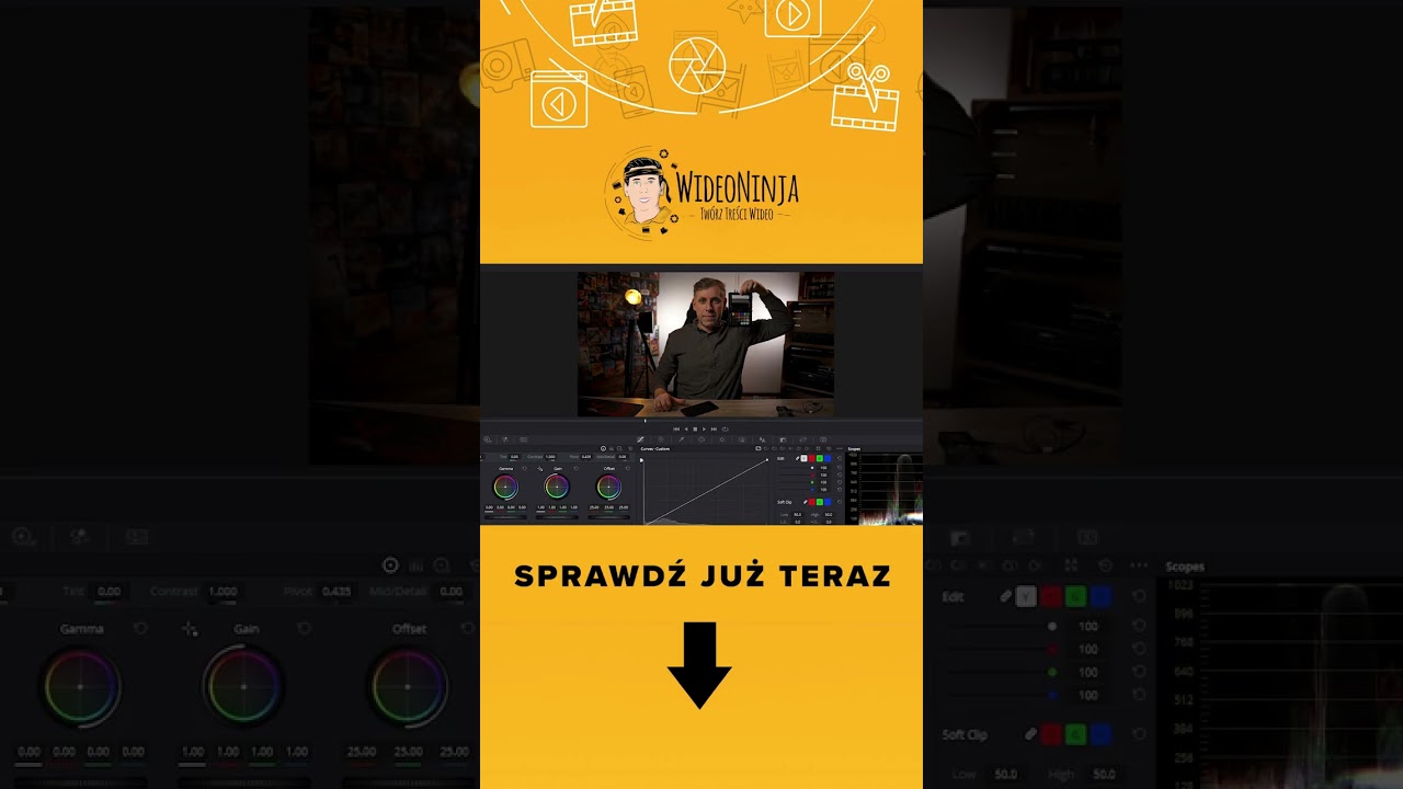Kurs Kolor Korekcji w DaVinci Resolve