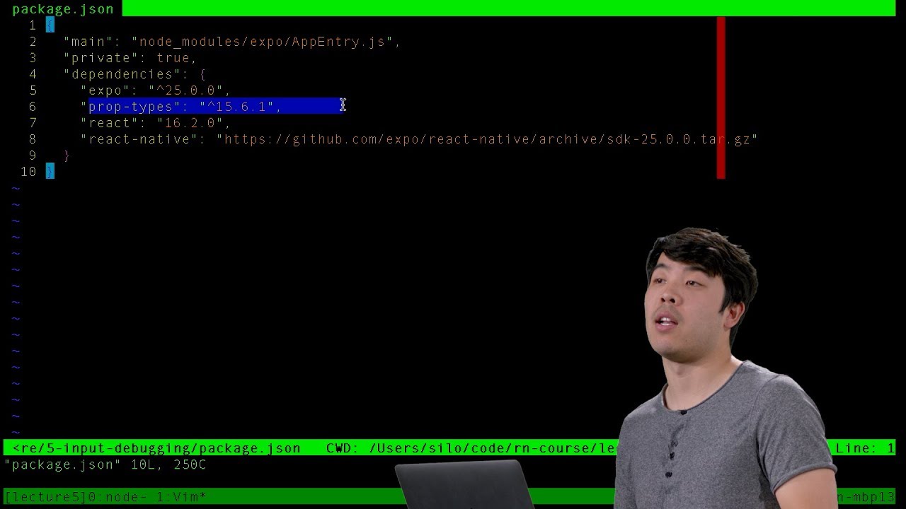 User Input, Debugging - Lecture 5 - CS50's Mobile App Development with React Native 2018