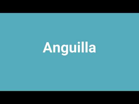 'Anguilla' Meaning and Pronunciation
