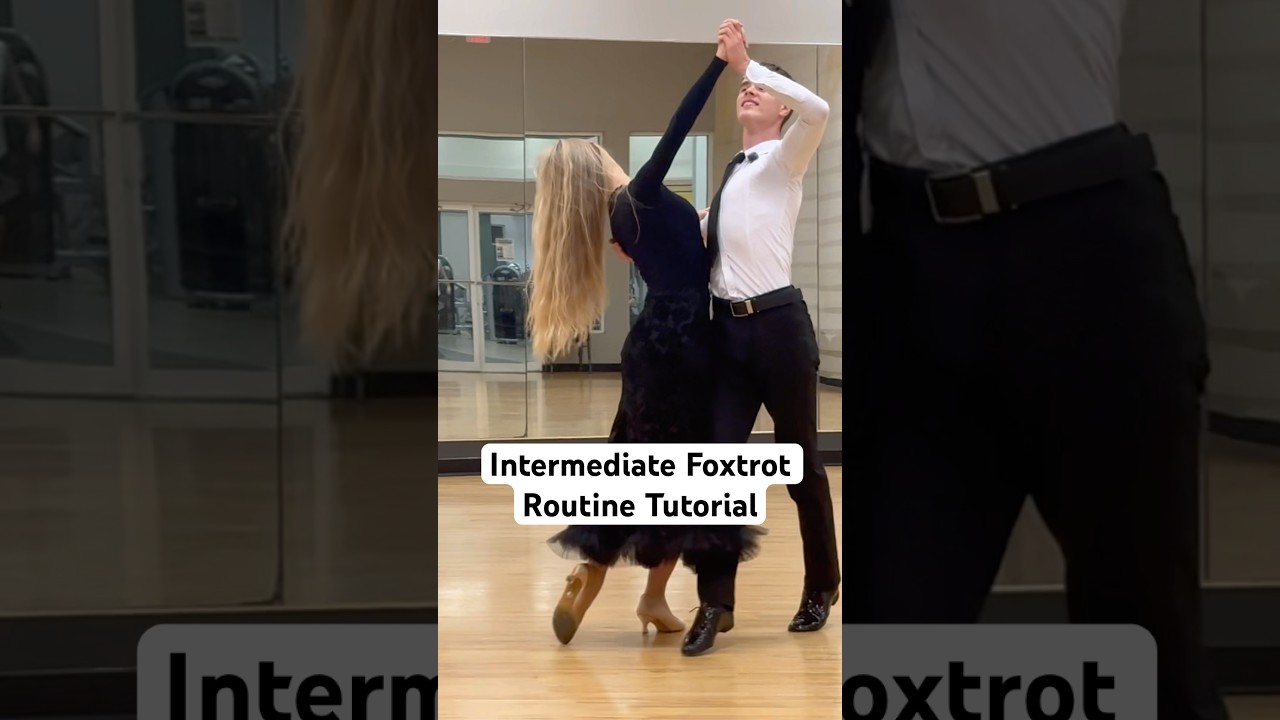 Intermediate Foxtrot Routine Tutorial ❤️ #dance#dancetutorial#dancesport#ballroomdance#ballroom