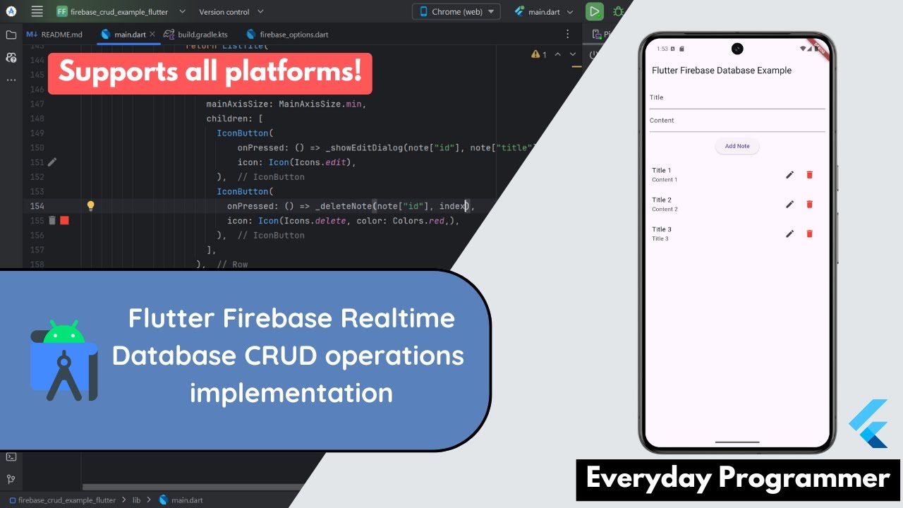 🔥 Master Firebase Realtime Database CRUD – The Only Guide You Need! (Step-by-Step)