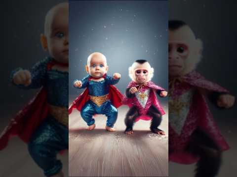 🤩🤣💃it's not dance it's funny dance 🤣🤣💃💃 funny monkey dance 🤣 #monkey #funny #viral #trending #baby