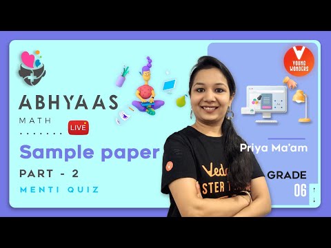 Class 6 Maths Sample Paper Part - 02 | Question And Answers | Abhyaas | NCERT | Priya Ma'am