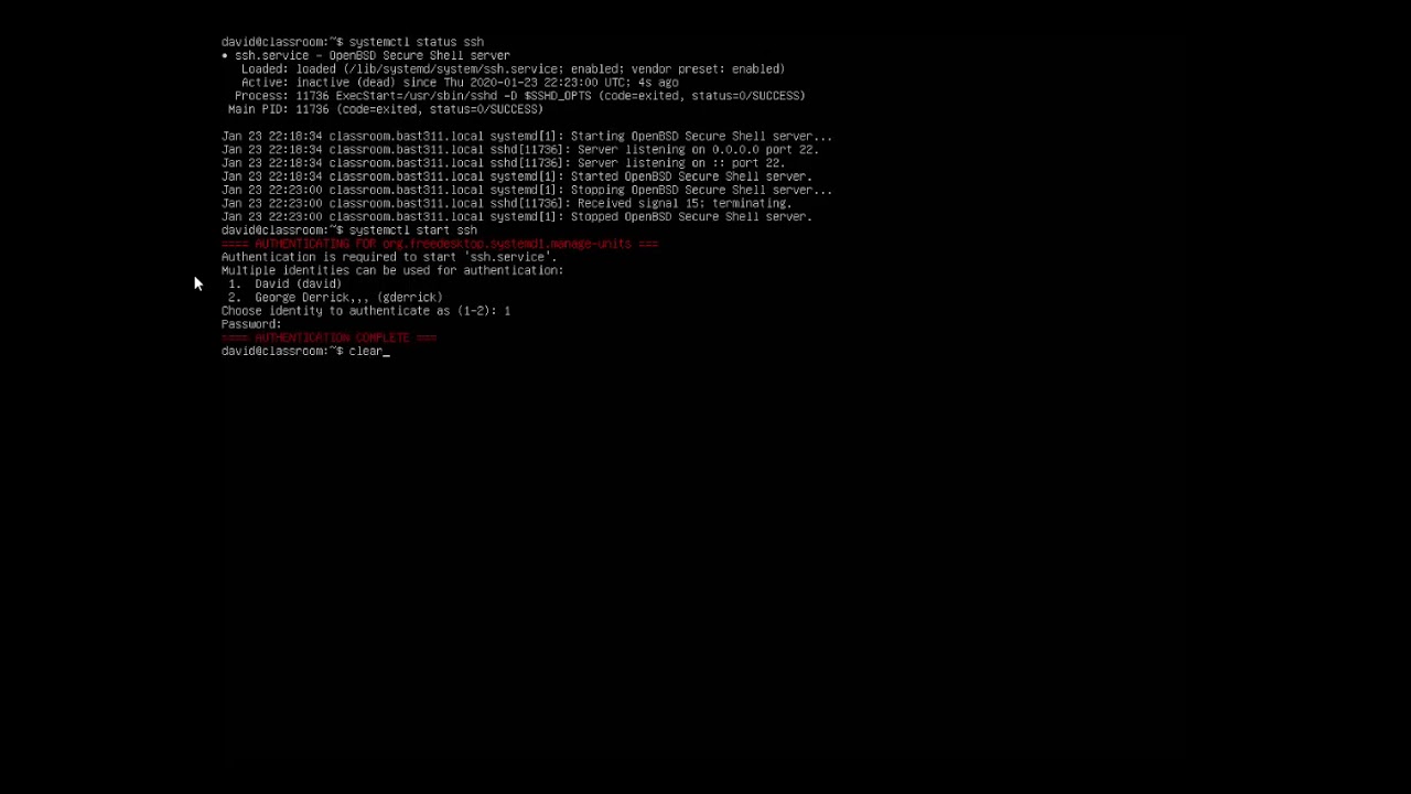 Managing System Process (daemons)