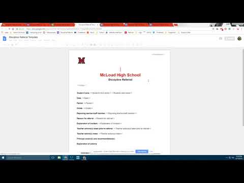 Using AutoCrat to Make a Discipline Referral