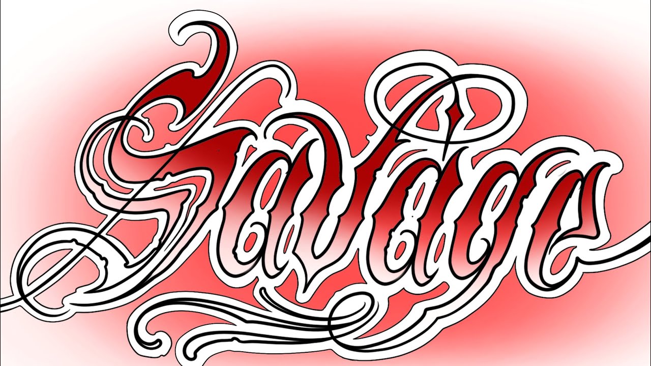 How to draw lettering ?