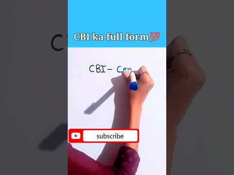 CBI Ka full form💯|| CBI Ka full form kya hota hai #fullform #cbi #gkquestion