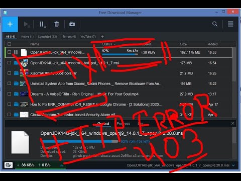 HTTP ERROR 403 DOWNLOADING FIX IN FDM !