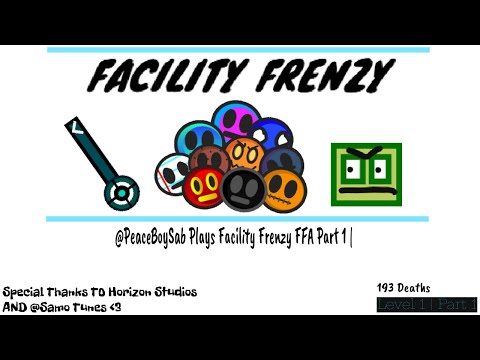 Playing The World Hardest Game Ever | Facility Frenzy FFA | Part 1 | Horizon Studios | @BrownMcBrick