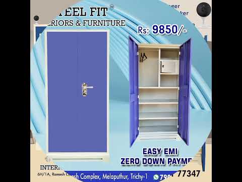 Steel Bero Collection in Reasonable Price @Trichy #bero #almirah #modernwardrobedesign #wardrobe