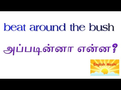 Beat around the bush | தமிழில் | #shorts