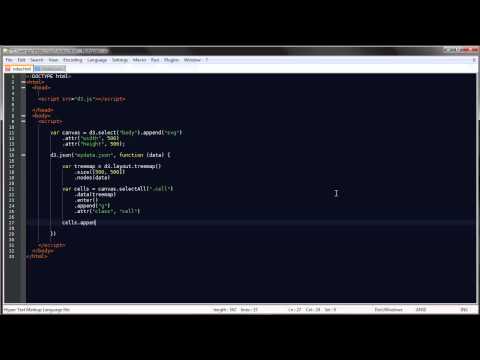 D3.js tutorial - 19 - The Treemap Layout Video Lecture - D3.js Tutorial: A Complete Guide - Web ...