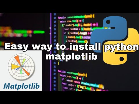 Install matplotlib for python in easy steps | Win 10