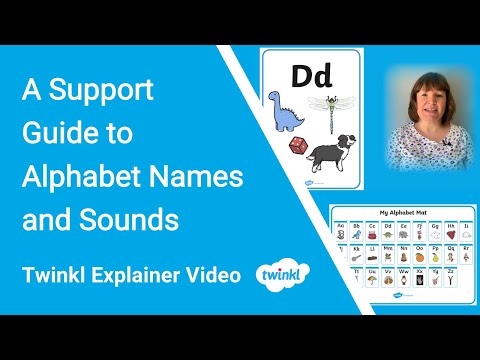 A Support Guide to Alphabet Names and Sounds
