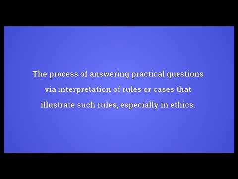 Casuistry Meaning