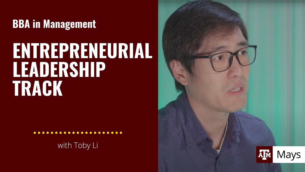 Management | BBA in Management: Entrepreneurial Leadership Track