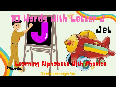 10 words with letter J l Words with letter J l Words letter J song l Kindergarten l@KidsDianaShow