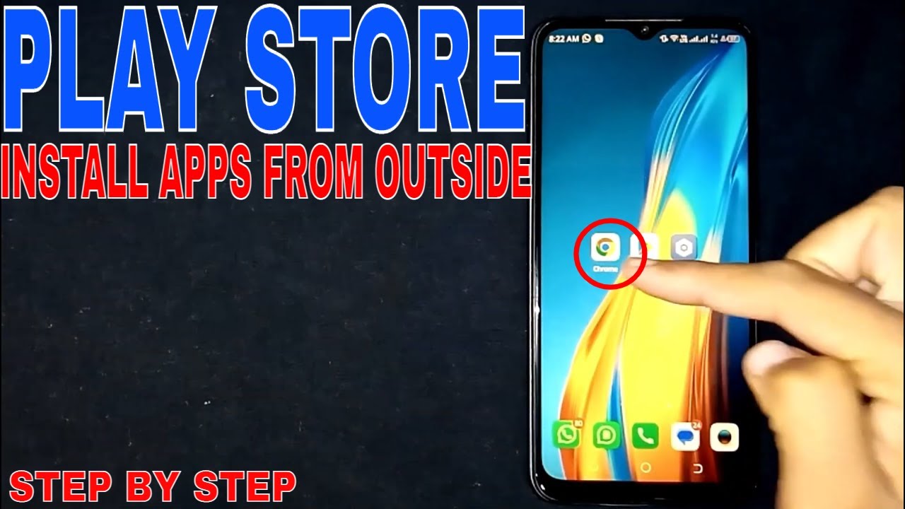 ✅  How To Install Apps From Outside Of Google Play Store 🔴
