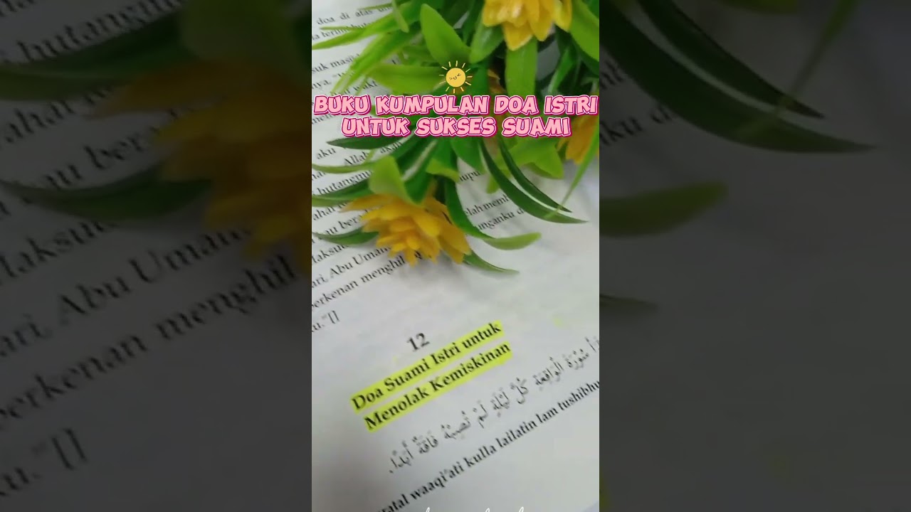 BEST SELLER | Buku Kumpulan Doa Istri Untuk Sukses Suami