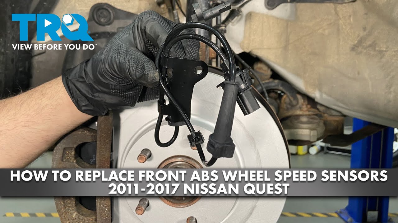 How to Replace Front ABS Wheel Speed Sensors 2011-2017 Nissan Quest