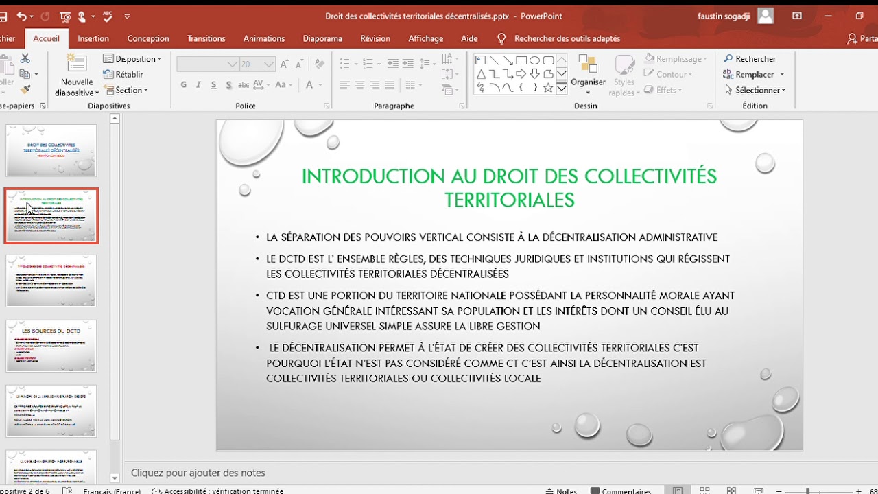 Droit des collectivités territoriales décentralisés
