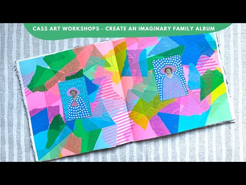 Cass Art Workshops – Create An Imaginary Family Album | purple woods