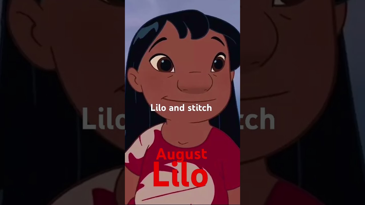 Your month your  Lilo and stitch character 💙🔵🩵