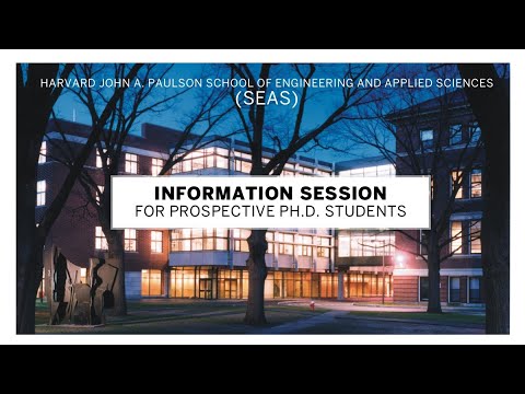 Information Session for Prospective Ph.D. Students