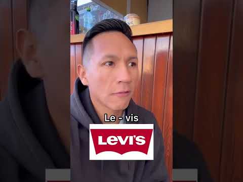 Marcas gringas en español “Levis”
