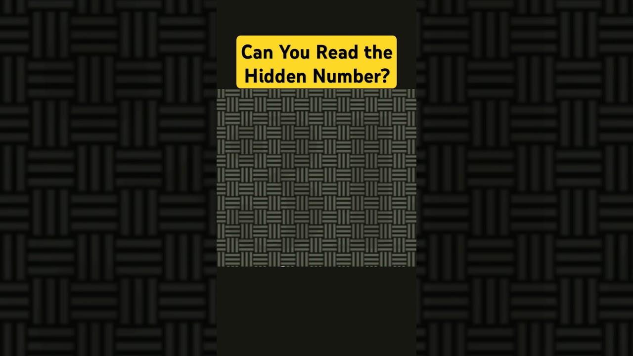 Can You Crack the Code? Test Your Skills with This Tricky Hidden Number Puzzle