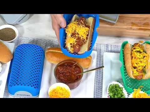 Prepology S/2 Microwave Hot Dog Cooker and Bun Warmer on QVC