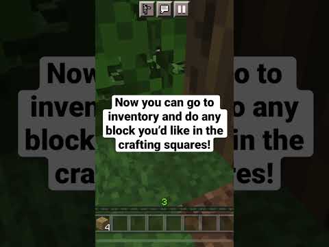 Minecraft: How to craft an oak wood plank #shorts #minecraft #minecraftshorts