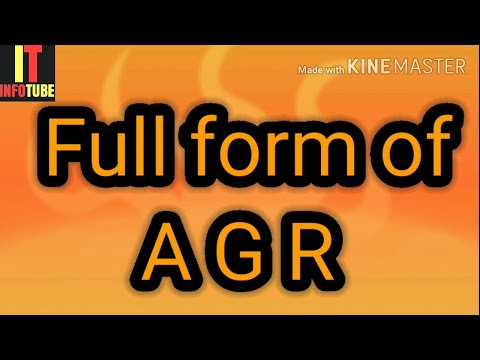 Full form of AGR | what is agr