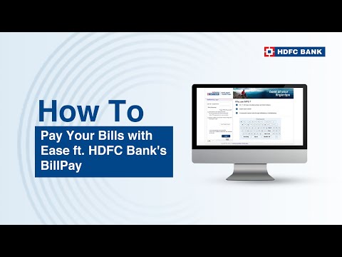 Pay Your Bills with Ease ft. HDFC Bank's BillPay | Easy Payments and Recharge