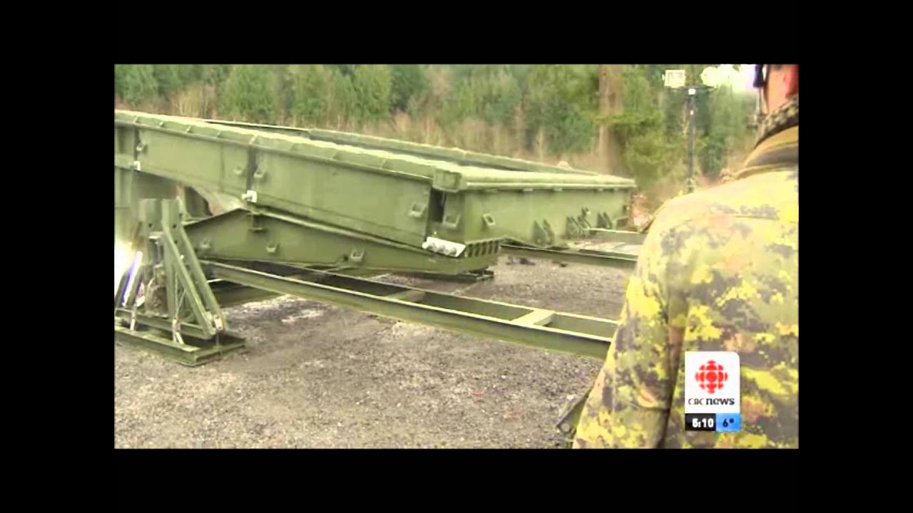 Canadian Army combat engineers reservists train for disasters in B.C.